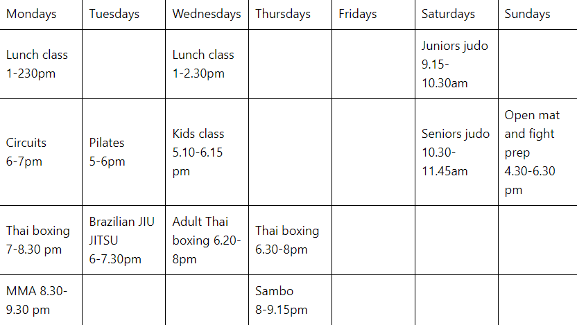 masons timetable - Sandgate